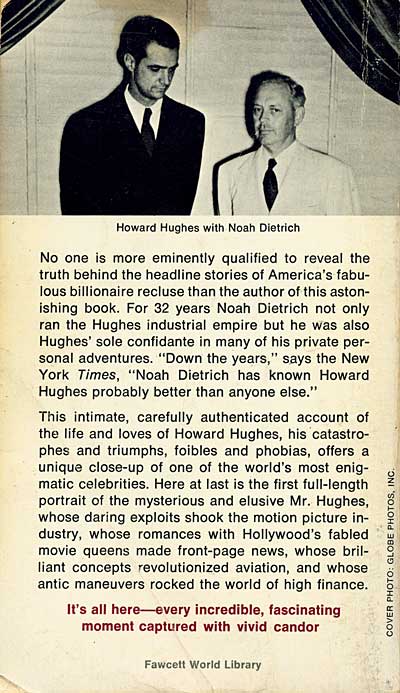 Howard - The Amazing Mr. Hughes -- back cover